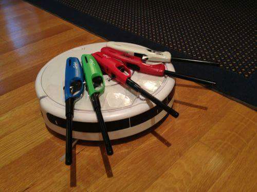 awesome pictures: Weaponized Roombas AKA The Doomba