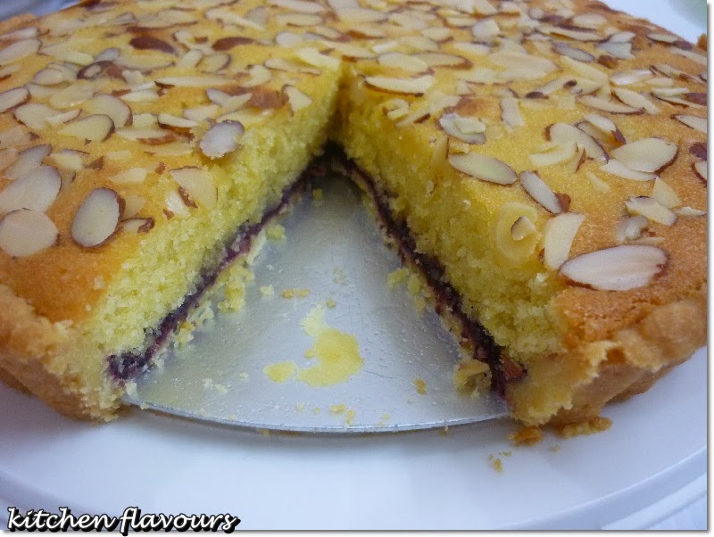 kitchen flavours: Italian Almond Tart : Bake-Along #55