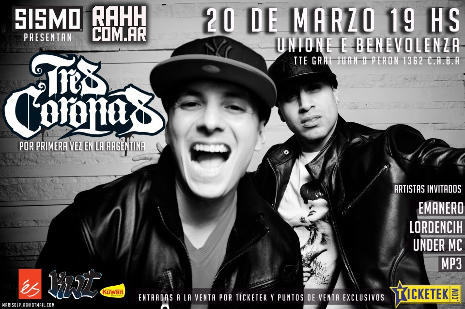 La Azotea Records: TRES CORONAS en ARGENTINA