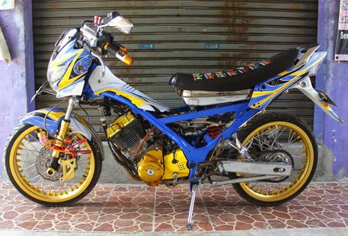 Modifikasi Satria Fu 150 Drag Minimalis Ter-Amazing ~ Simple Acre