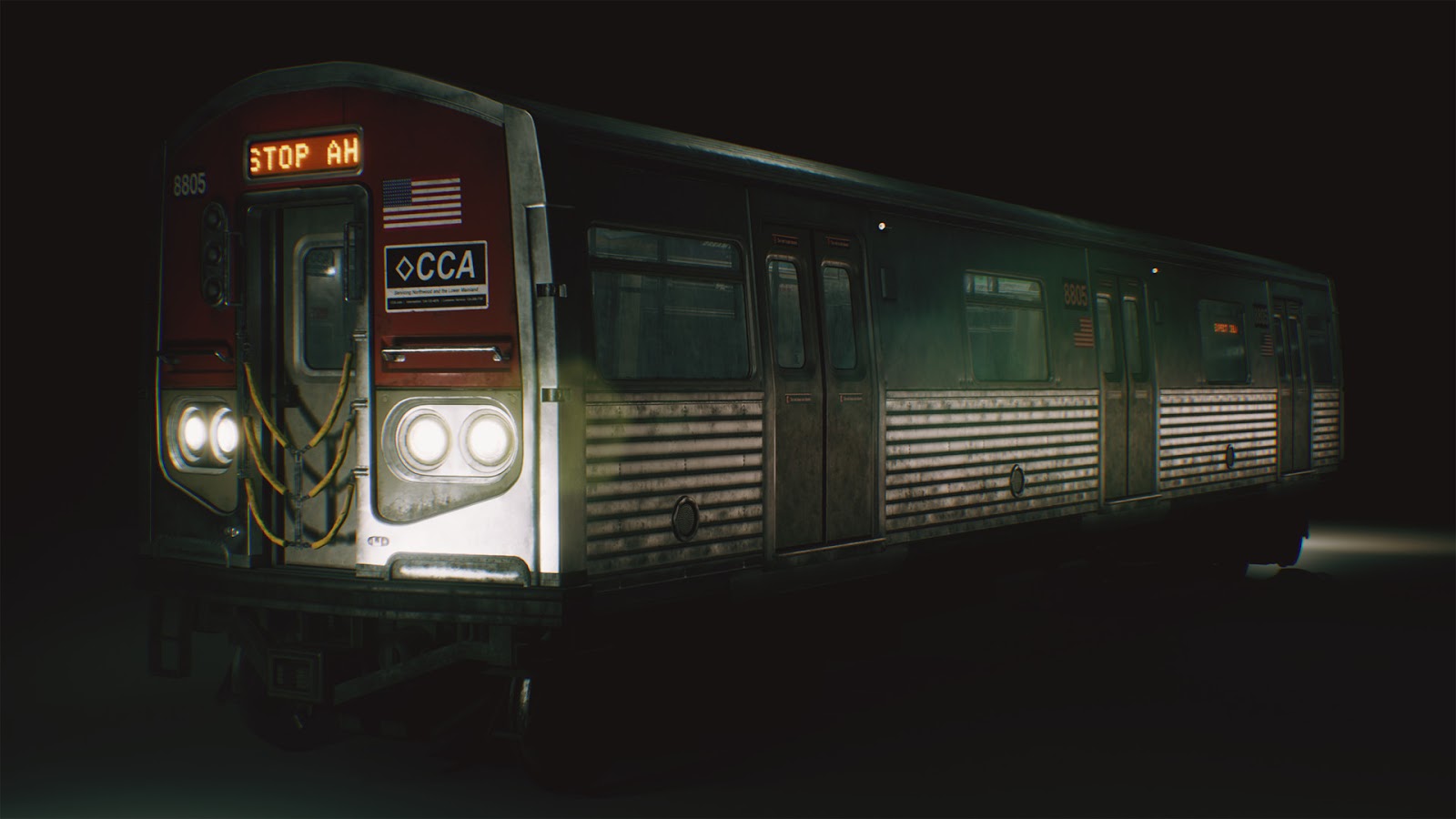 CCA Subway Train in UE4 by Clinton Crumpler | Computer Graphics Daily News