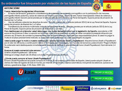 Soluciones para Windows: Como eliminar el virus de la policia (Virus ...