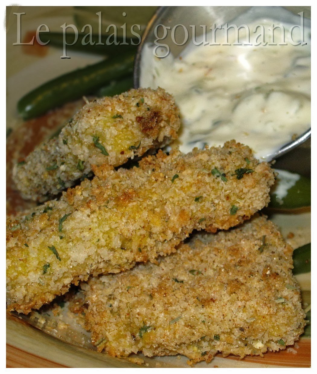 Le palais gourmand: Bâtonnets de poisson pané et sauce tartare citronnée