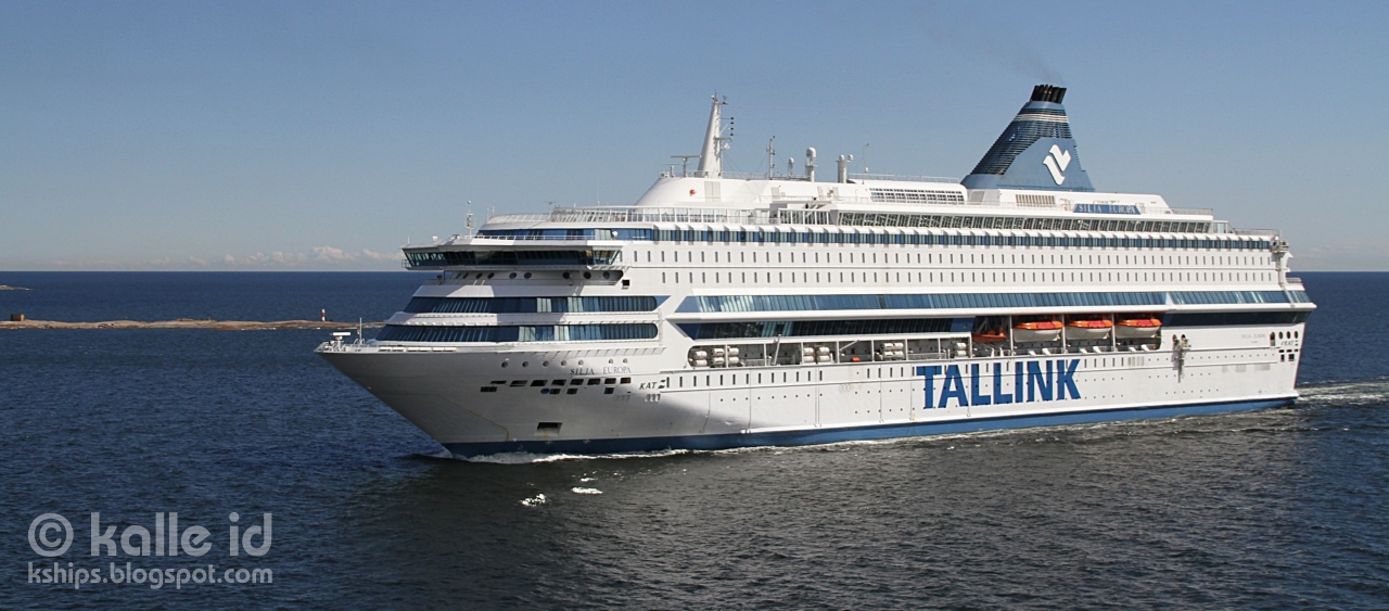 kships: Silja Europa outside Helsinki, 13 June 2018