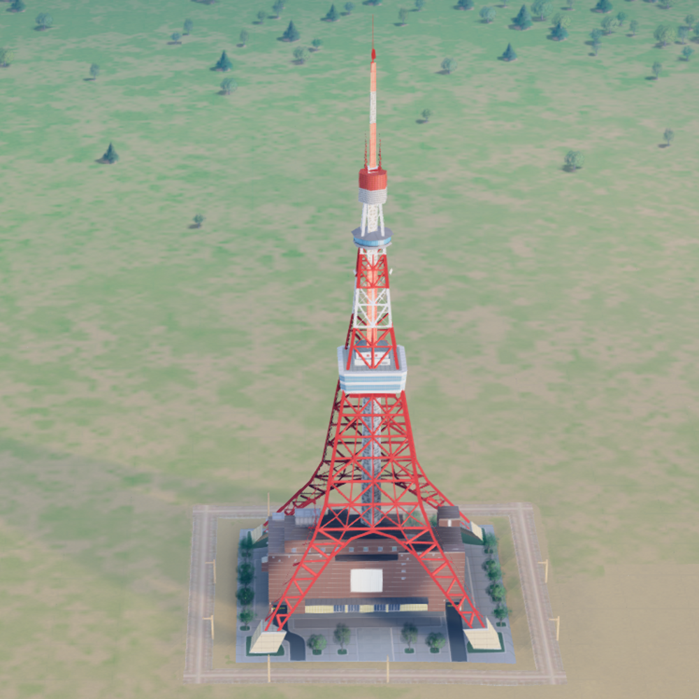 The Sim City Planning Guide: SimCity Landmark Dimension Guide