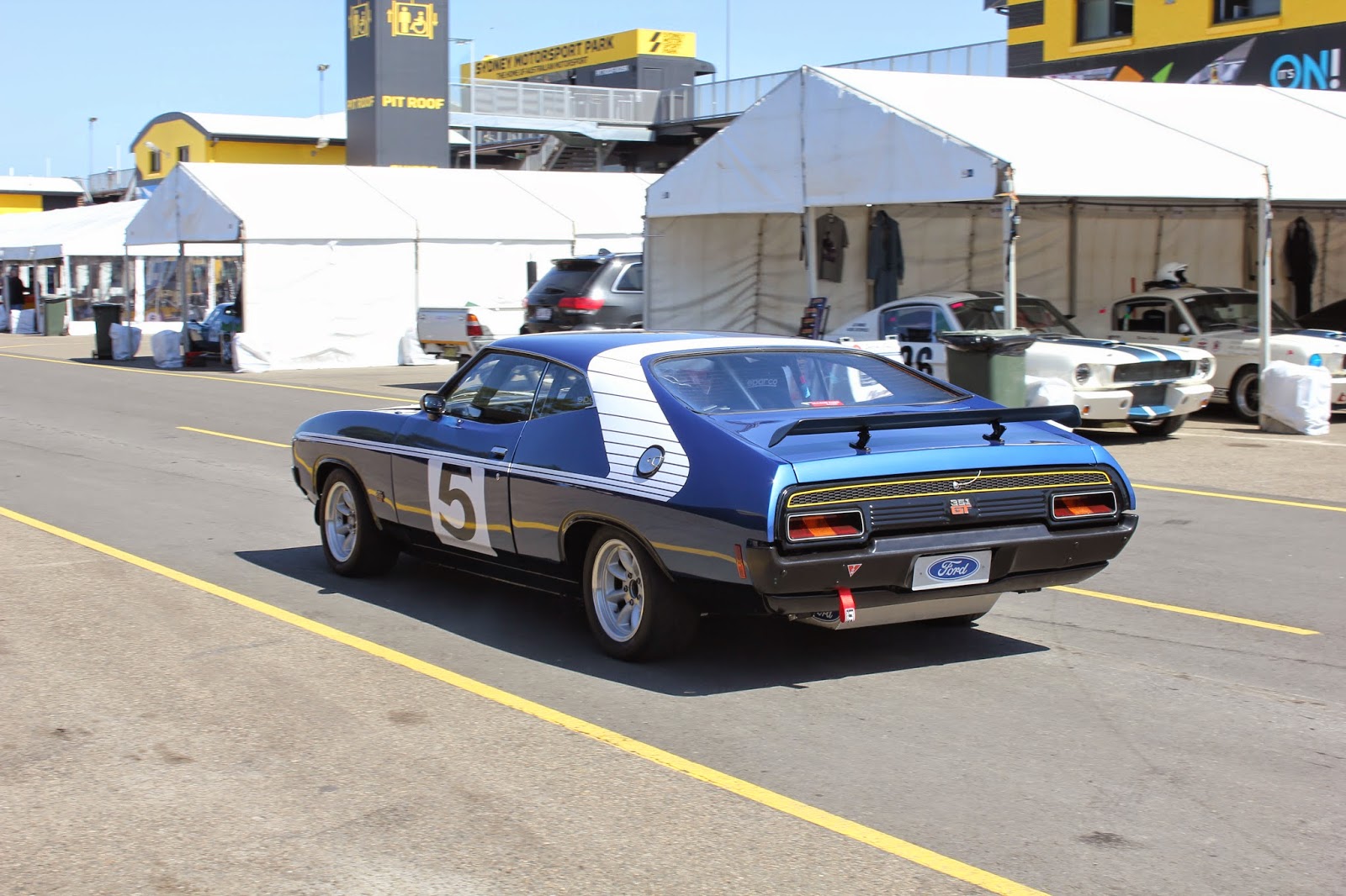Aussie Old Parked Cars: 1973 Ford XA Falcon GT 351 Hardtop Race Car