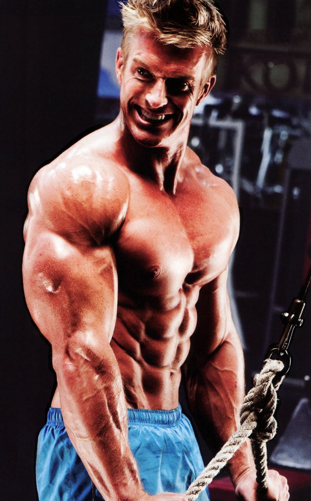 the beauty of male muscle: James