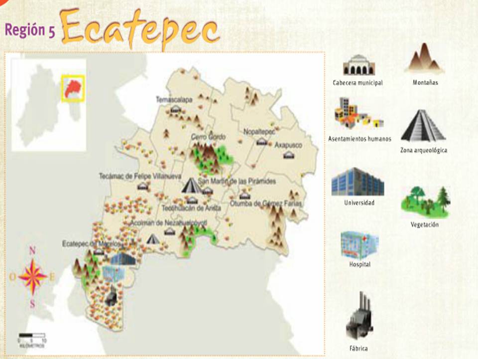 Mi Entidad "Estado de México": REGION V