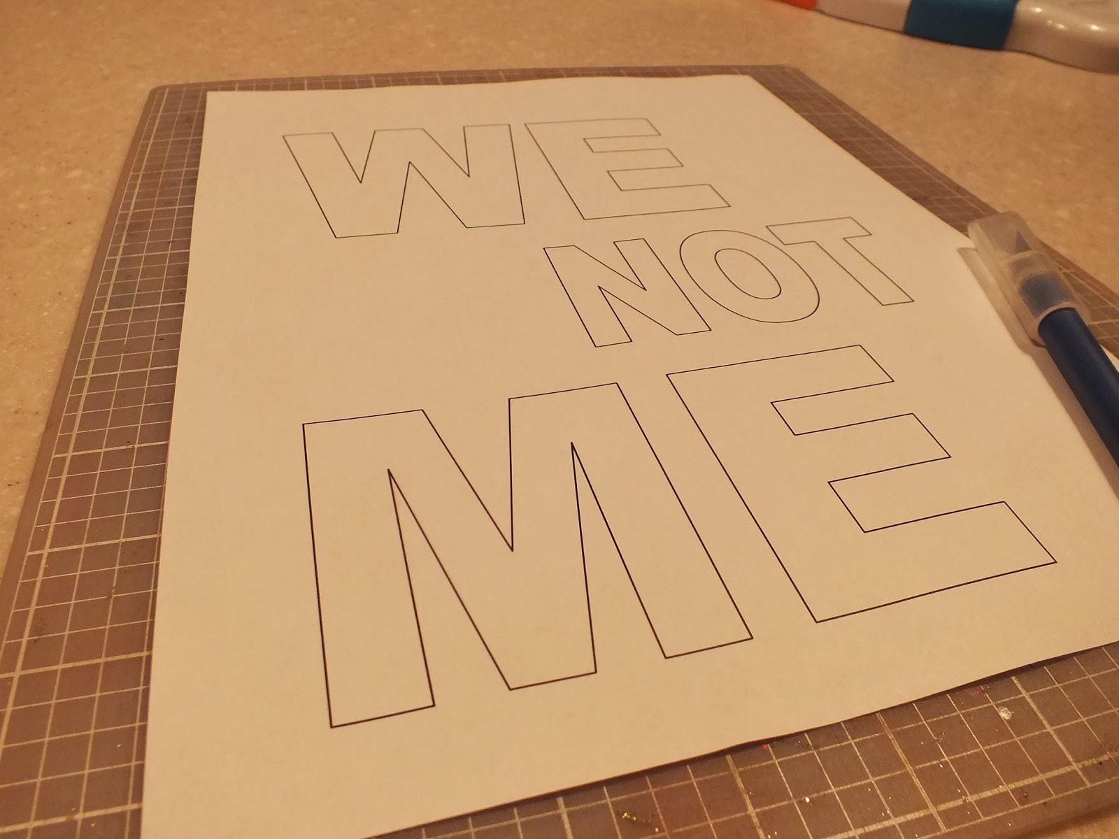 Smothered & Covered: We not Me watercolor - work in progress...