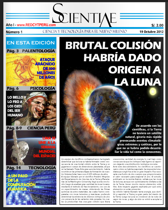 .: Revista científica Scientiae edición Nº01