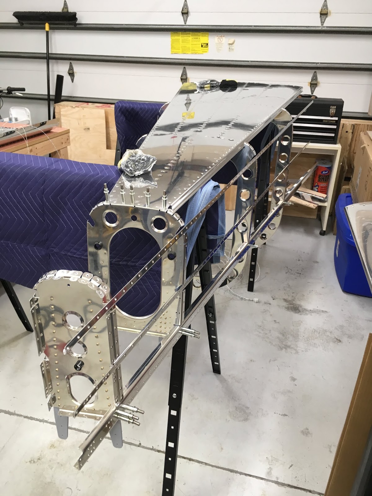 Alex's RV-14A Build Log: Section 10 - Aft Fuselage (bottom skin; wiring ...