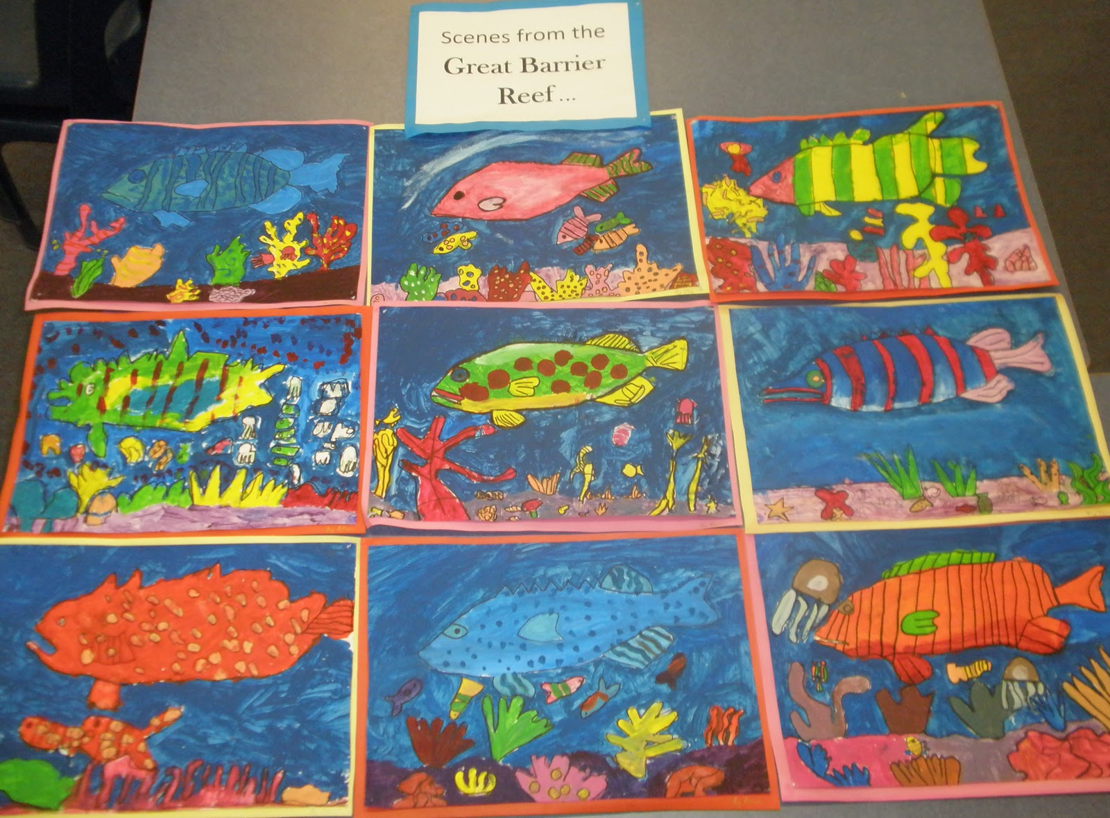 Coral Reef Art Project
