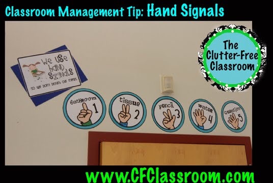 Teaching With Heart and Humor: I Love Hand Signals!