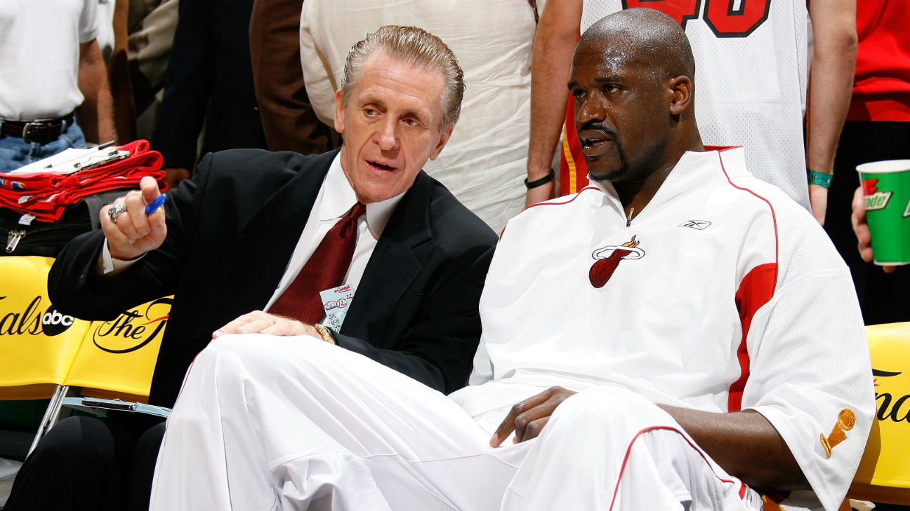 Pat Riley considera que Shaq fue más vital para Miami que LeBron ...