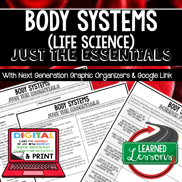 Life Science Just the Essentials Content Outlines, Next Generation ...