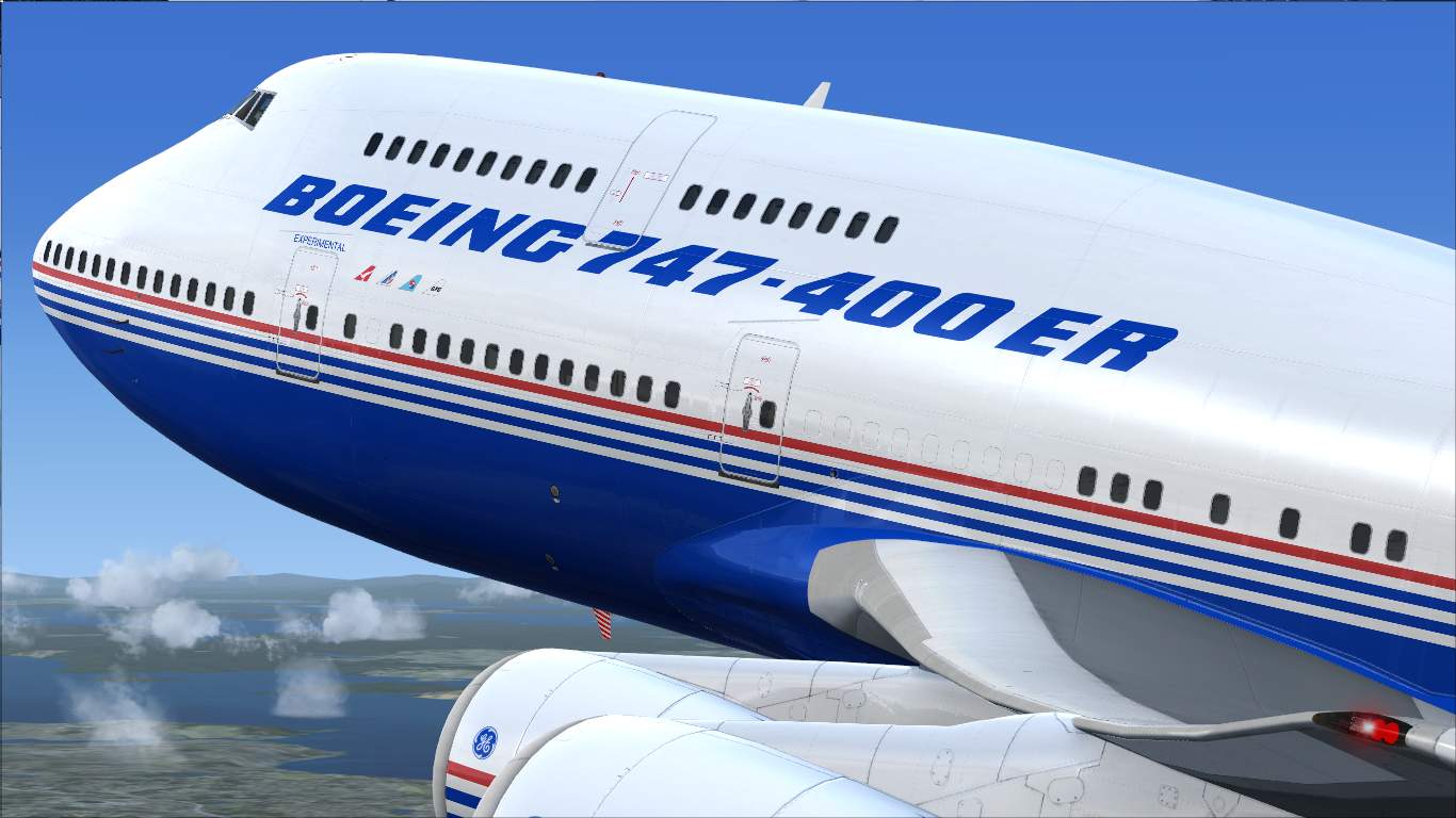 Texturas Brasileiras: Boeing House Colours Boeing 747-400ER N747ER