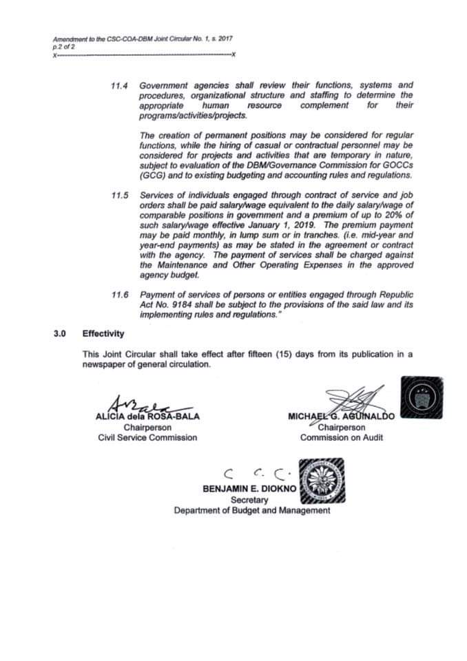 Government contractuals to get 2-year job extension, better pay