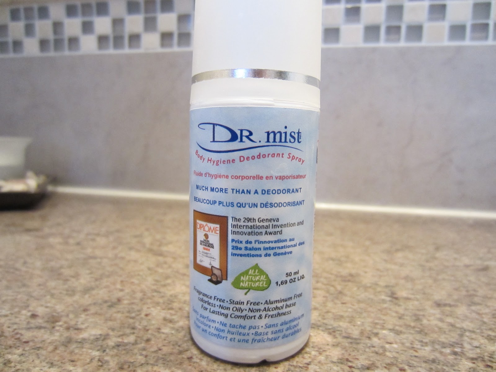 Live It, Love It, Green It: Dr. Mist Spray Deodorant Review