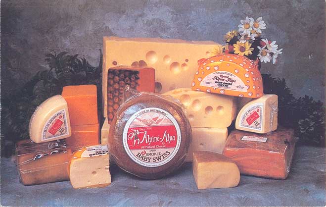 *Postcard Gems: Alpine-Alpa Cheeses