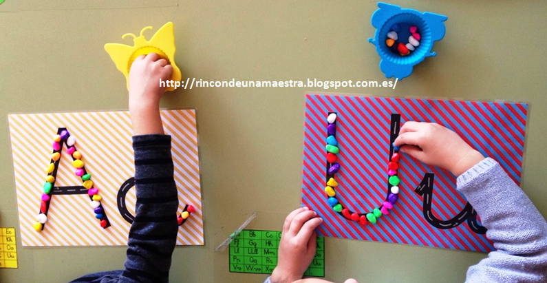 Rincón de una maestra: Motricidad fina y el abecedario