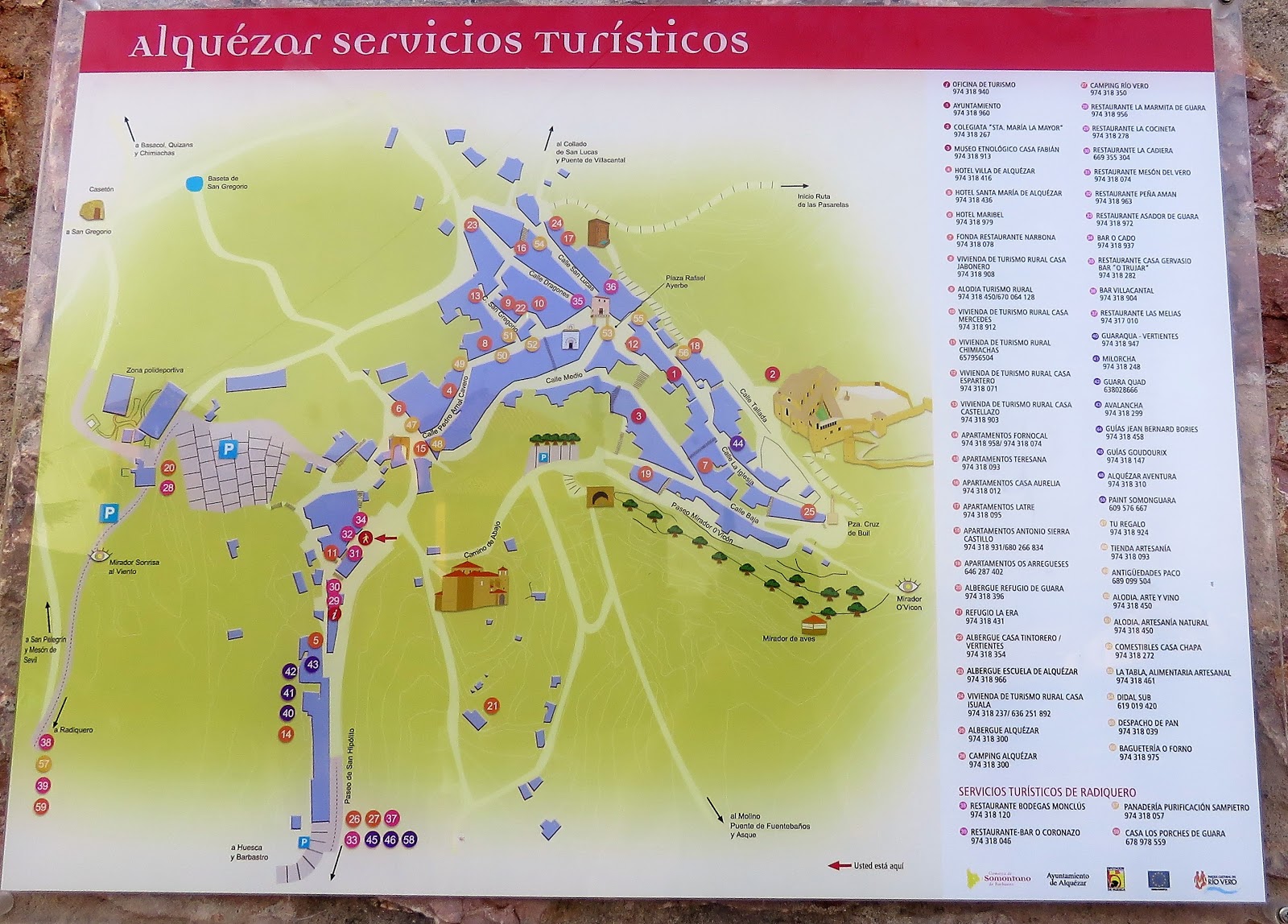 Ruta de Senderismo - Cómo llegar a Las pasarelas de Alquézar ...