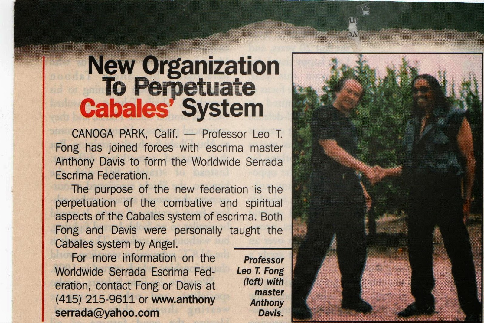 WSEF & Defensive Combat Initiatives Blog: Excerpts From the Legacy of ...