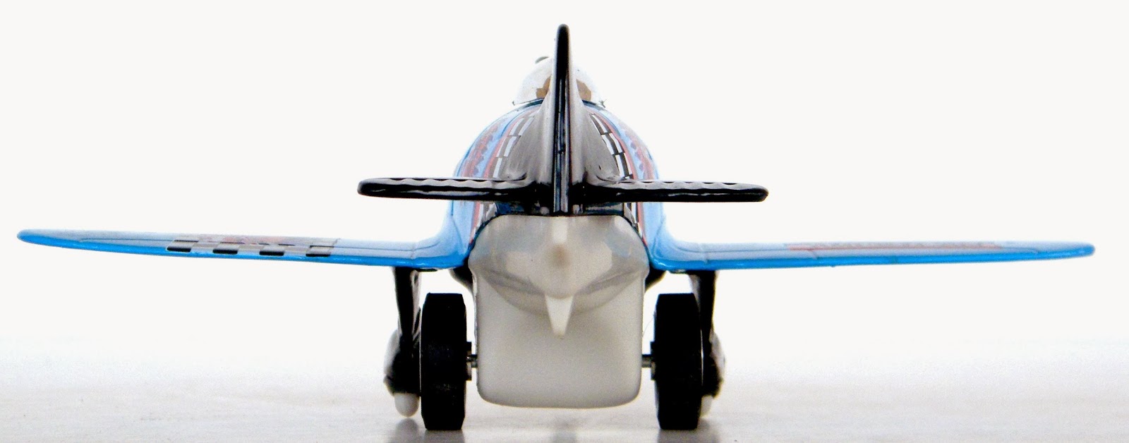 Toys and Stuff: China 'T' Monoplane - Blue-Black