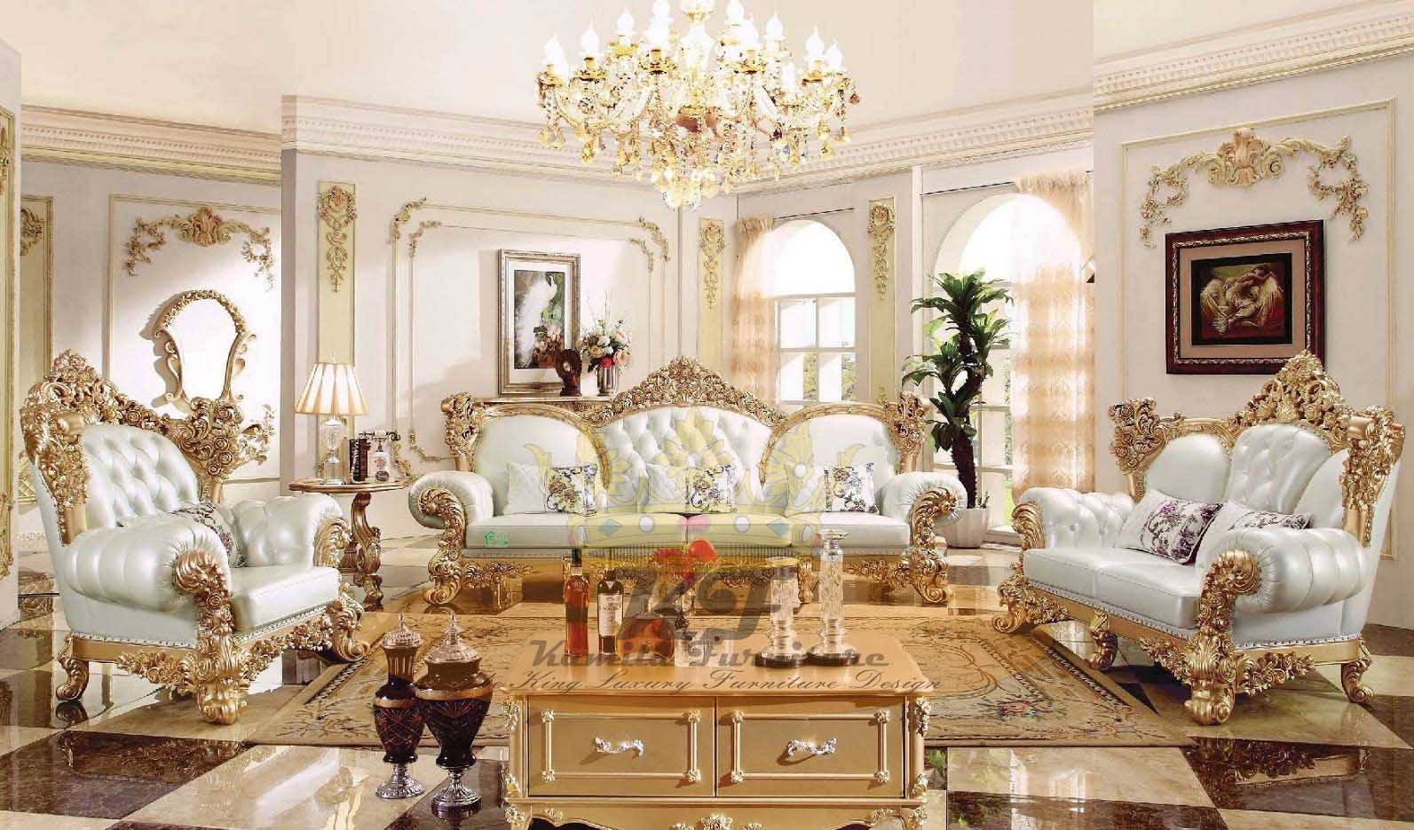 Kamila Furniture: TRADITIONAL CLASSIC ITALIAN FURNITURE LIVINGROOM