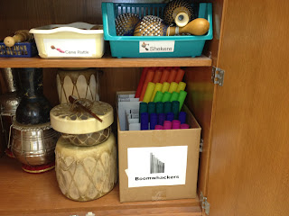 Music with Mrs. Dennis: Boomwhacker Storage