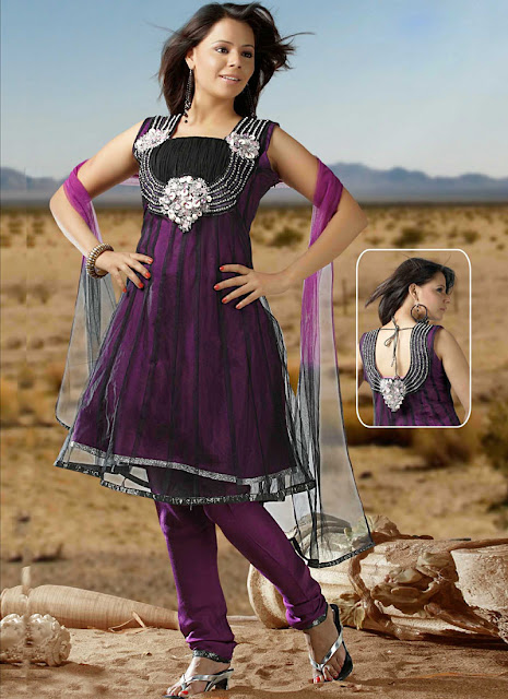 Latest Salvar Designs | Girls wearing latest Churidar Fashion