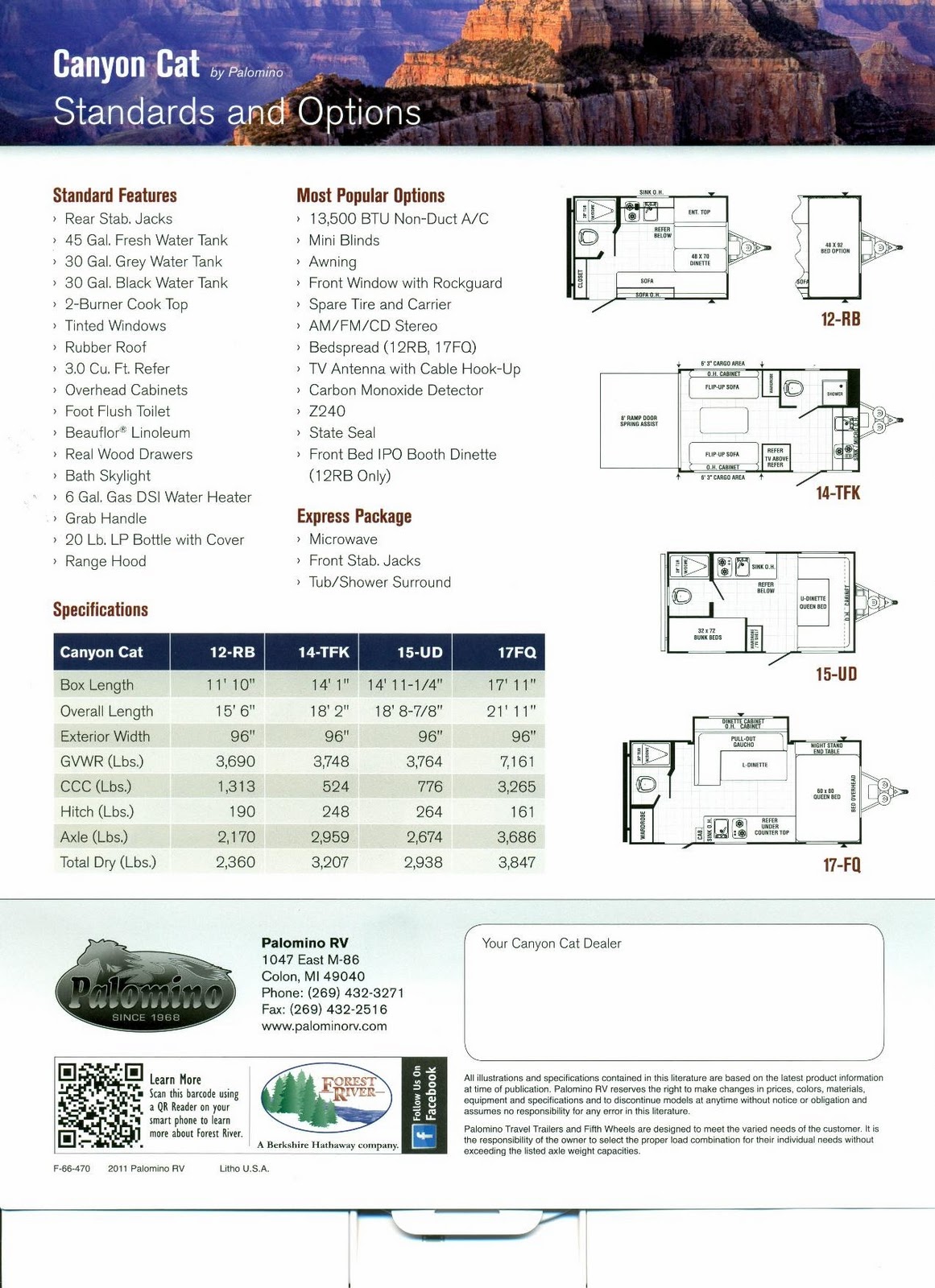 Vancouver Island RV Blog: Introducing the Canyon Cat by Palomino