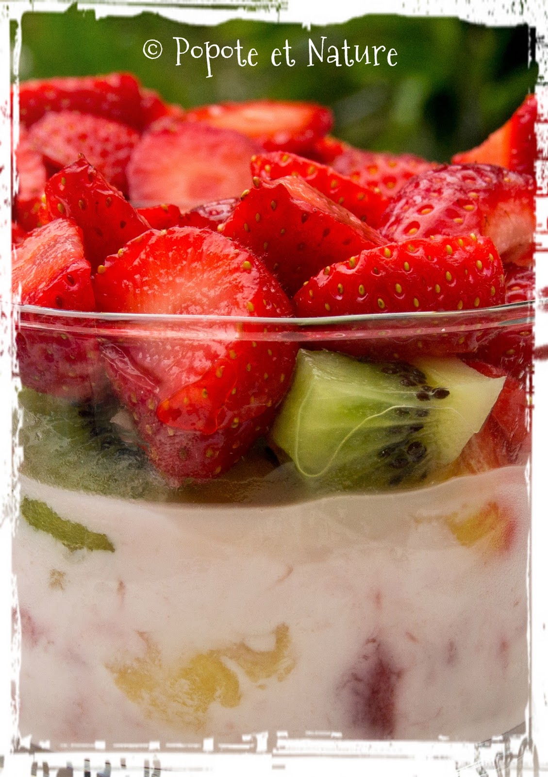 Popote et Nature: Encore un trip à la fraise ! Verrines tutti frutti