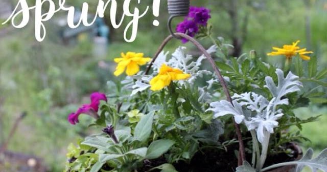 GypsyFarmGirl: Happy Spring! Video of How To Plant Flowers in ...