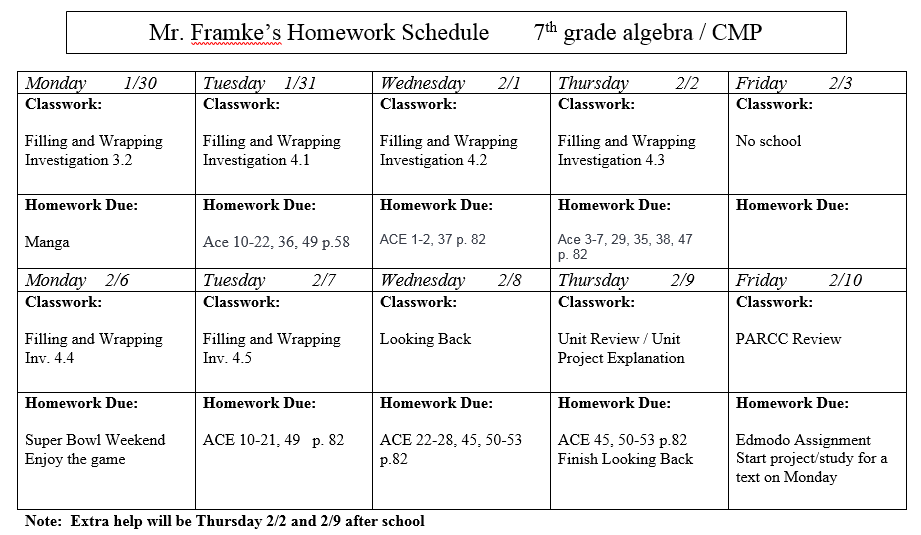 Slavens 7th grade math