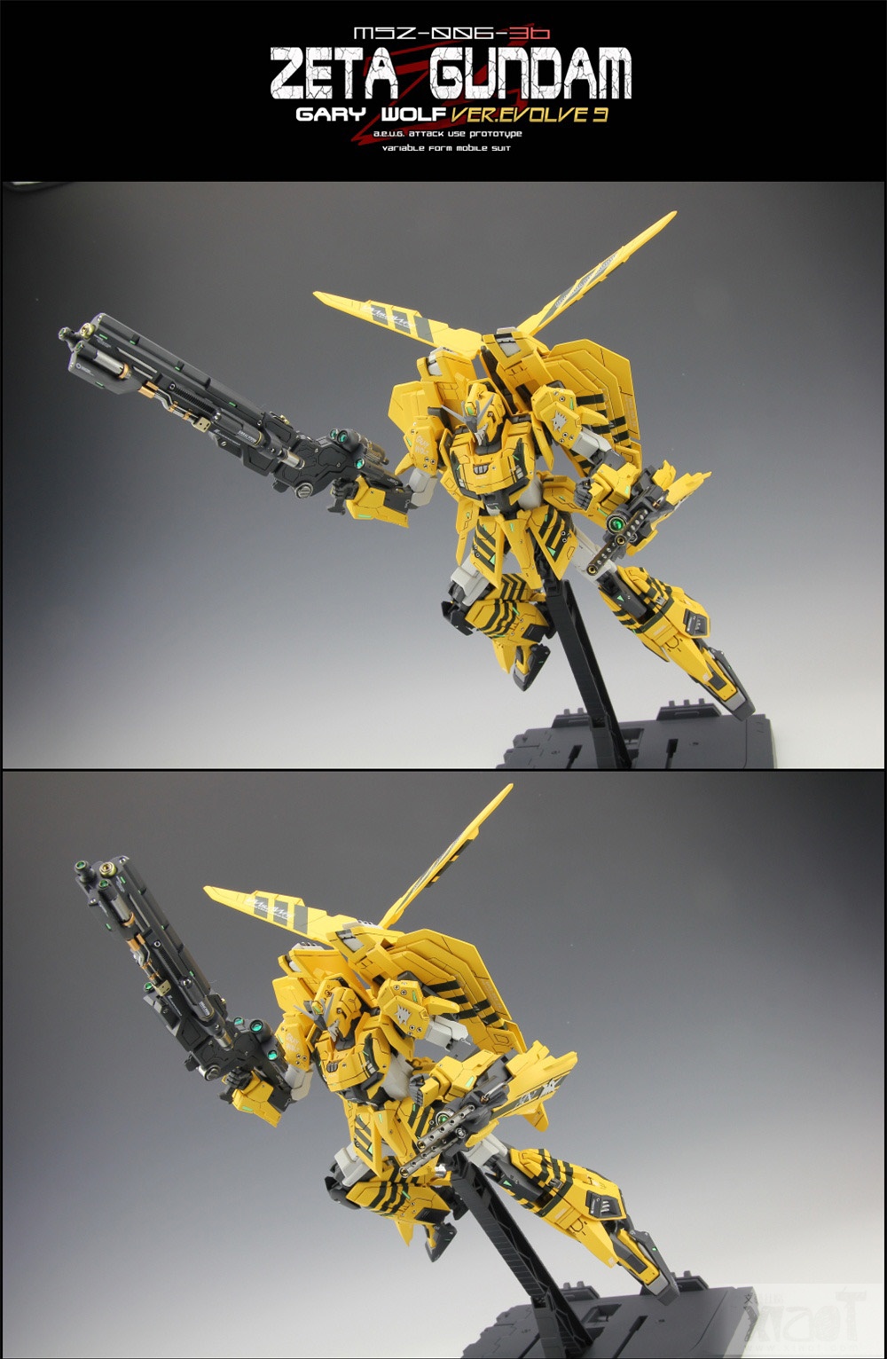 GUNDAM GUY: MG 1/100 MSZ-006-3B Zeta Gundam - Custom Build