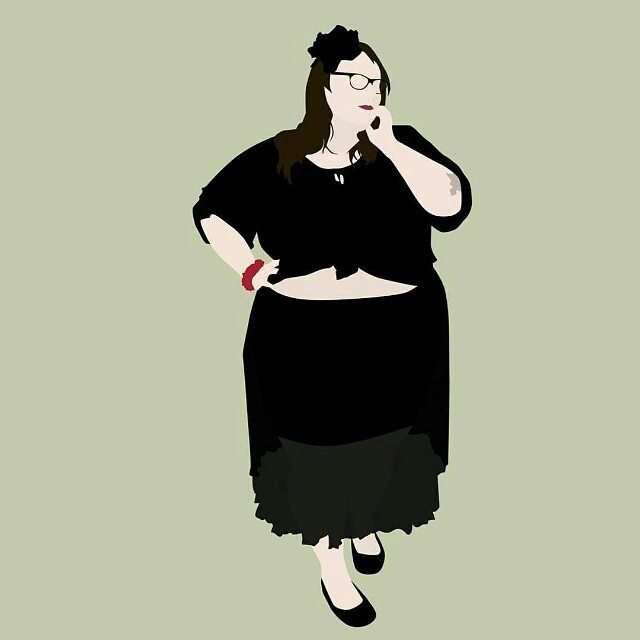 Plus size art by Murder of Goths - Love Leah