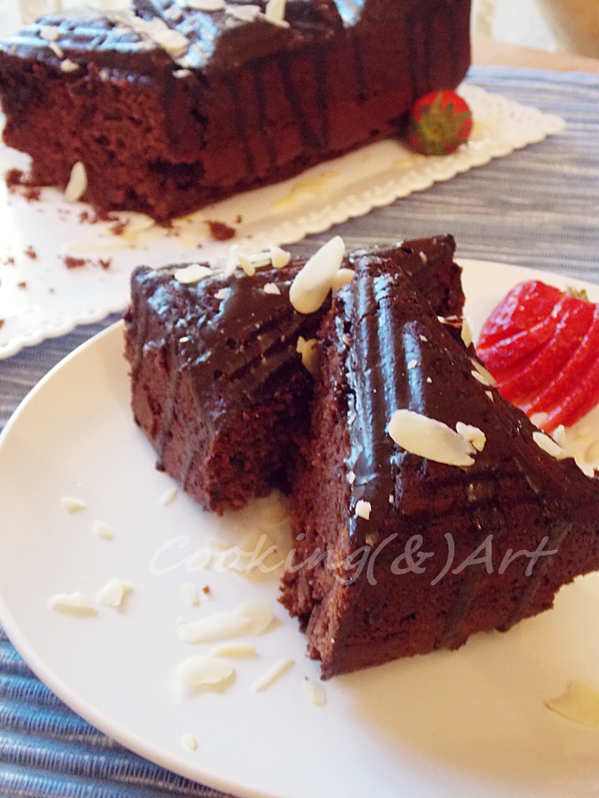 Νηστίσιμο σοκολατένιο κέικ / Lenten chocolate cake - Cooking & Art by ...