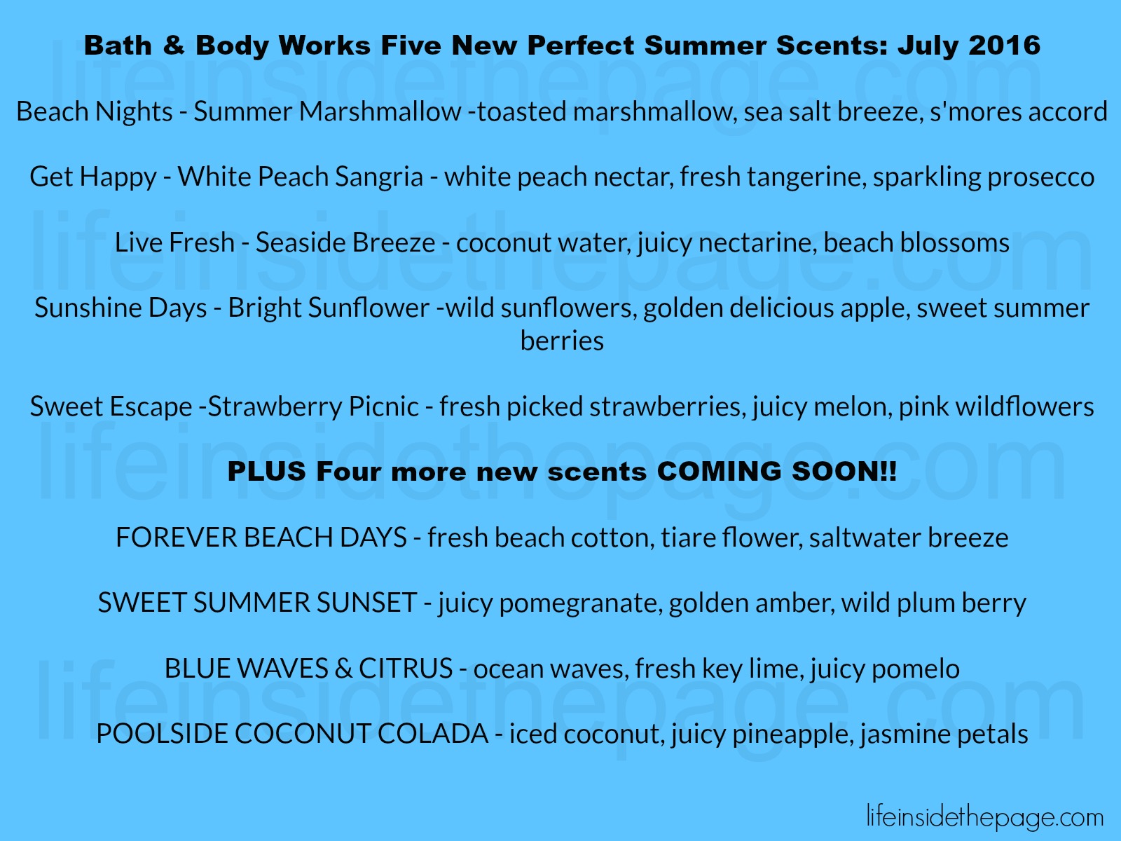 Life Inside the Page: Bath & Body Works | Five New Perfect Summer ...