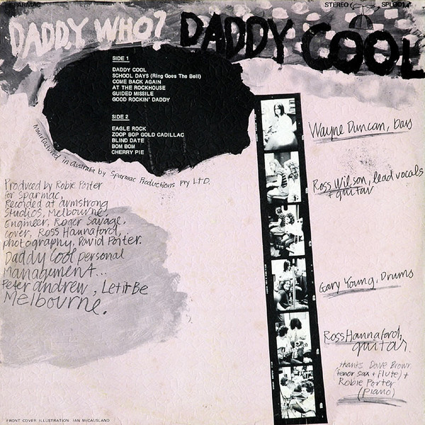johnkatsmc5: Daddy Cool “Daddy Who? Daddy Cool!” 1971 Australia Rock ...