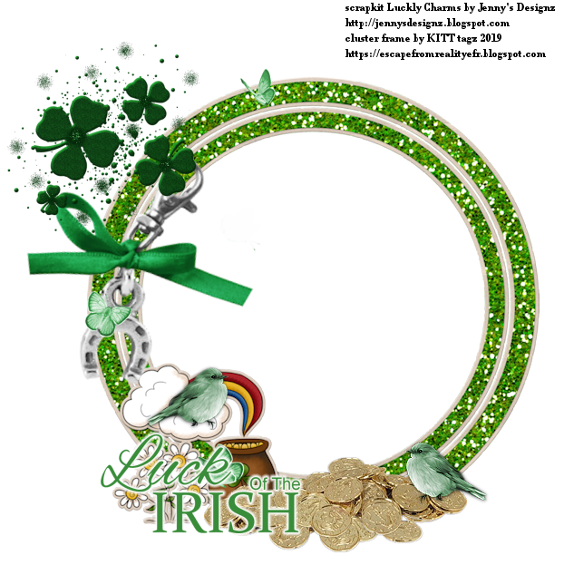 Escape From Reality Blog: FTU Cluster Frames "Lucky Charms"