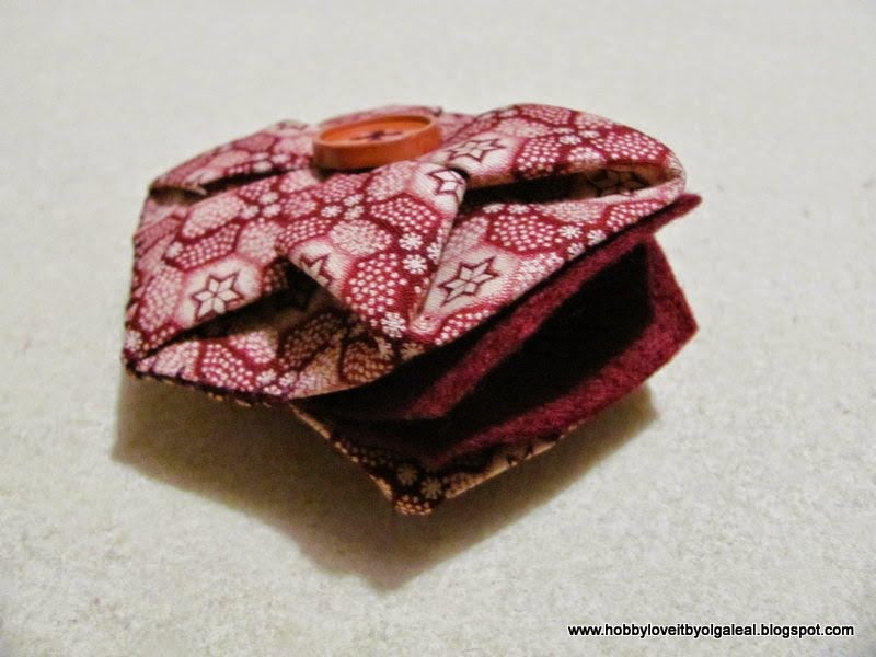 HOBBY LOVE IT by Olga Leal: TECNICA DE ORIGAMI EN TELA: MONEDERO VINTAGE