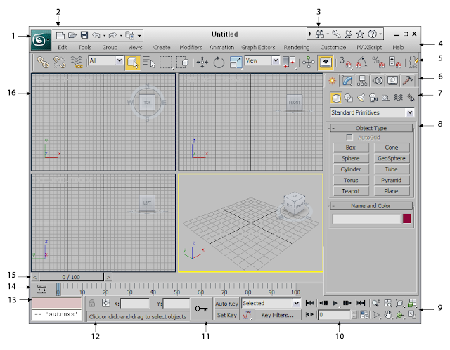 YO NO CREO EN EL DESTINO , CREO EN MI MISMA: VENTANA DE 3D MAX 8