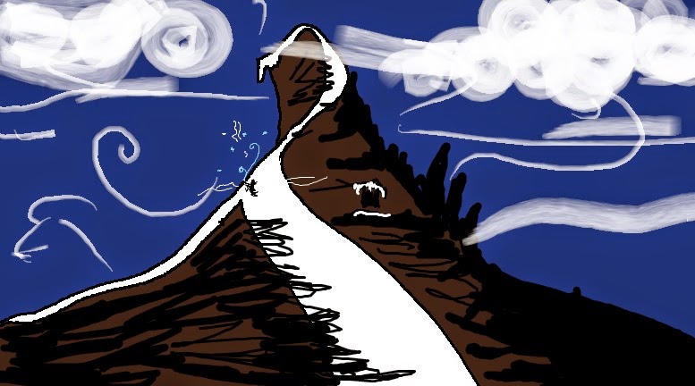 Crappy Cartoon Theatre By Jirr Burns: The Snow Glows White On Mount ...