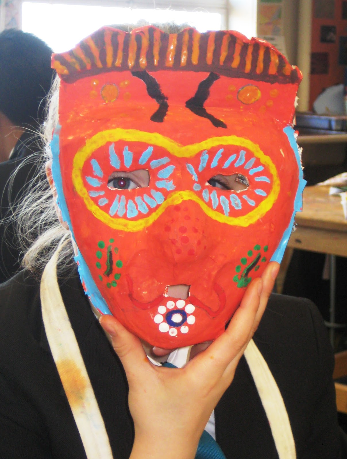 Student Artwork: Year 7 Mask Project