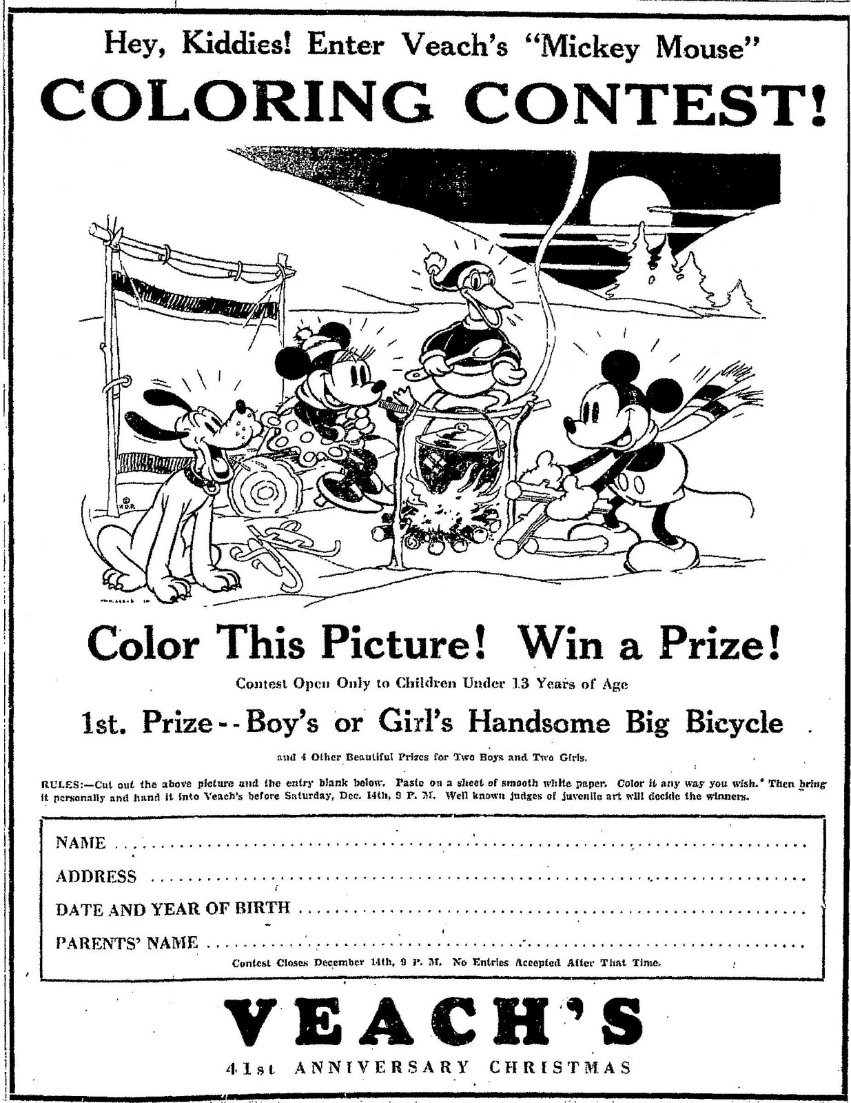 Coloring Contest Rules