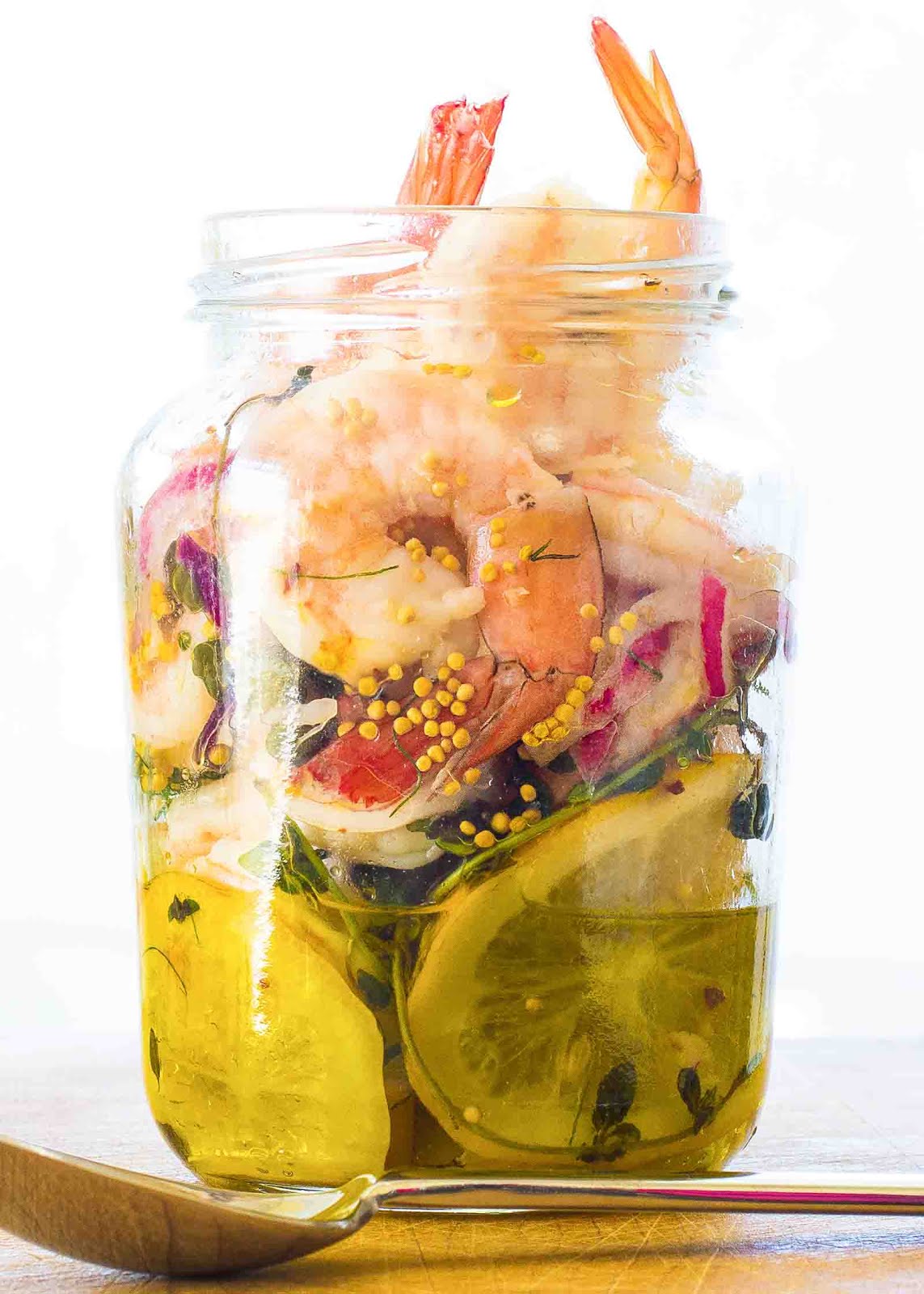 Pickled Shrimp - Amanda Bowens Kitchen