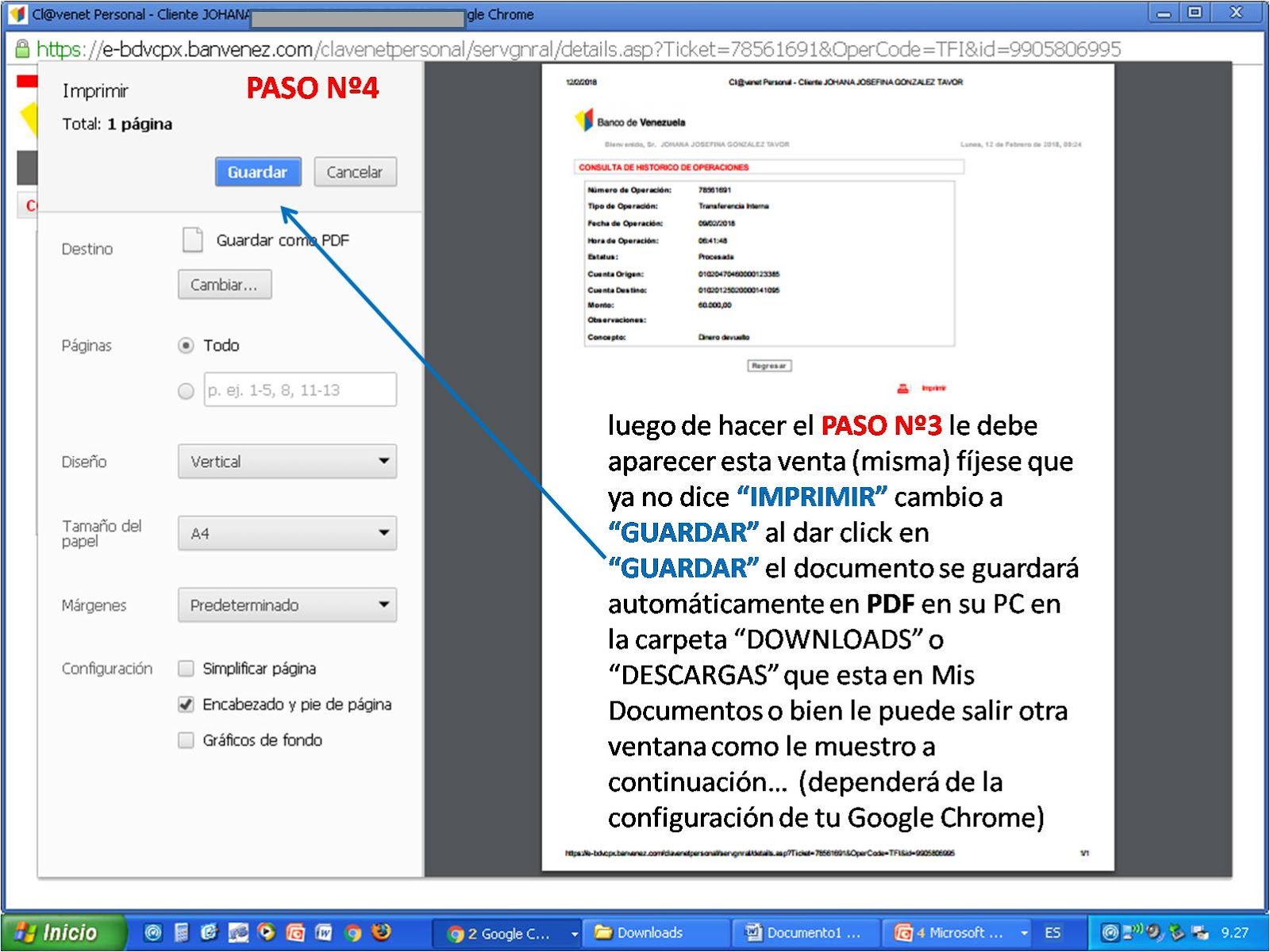Como guardar PDF en la PC sin tener que Imprimir paso a paso: Cómo ...