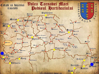 undeva la mijloc: Cetatea medievală Slimnic - Stolzenburg