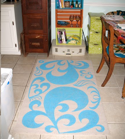 Vamping It Up: Hand-painted Rug