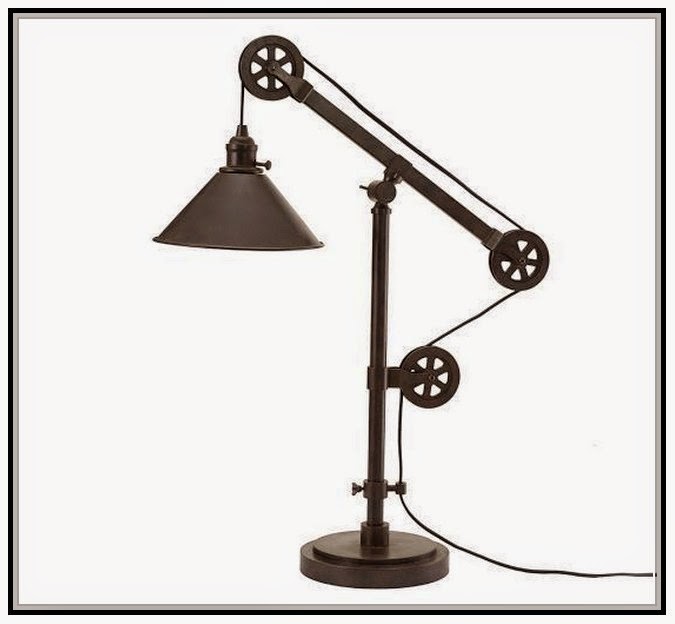 Warren pulley task floor lamp | Lamps Image Gallery